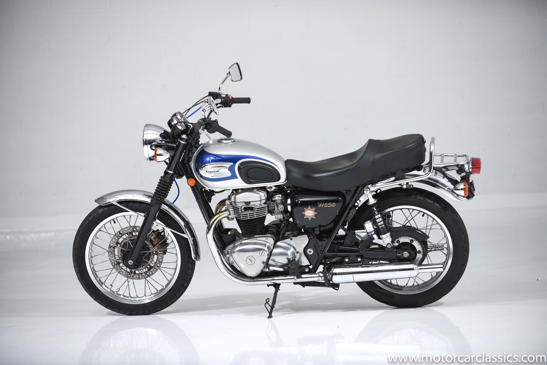 Used 2000 Kawasaki W650 For Sale ($4,900) | Motorcar Classics Stock #1458